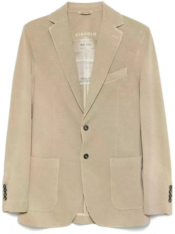 CIRCOLO 1901 Waffle-knit Blazer