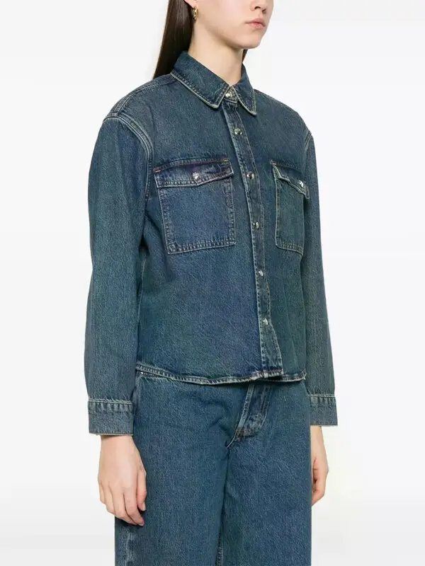 ANINE BING Denim Shirt - Blue