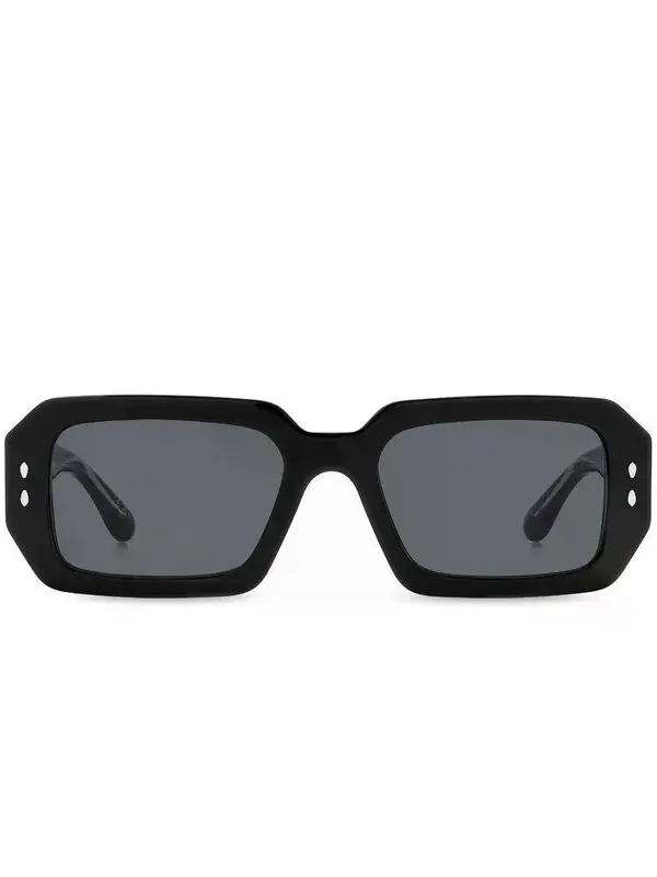 Isabel Marant Lily Rectangle-frame Sunglasses - Black