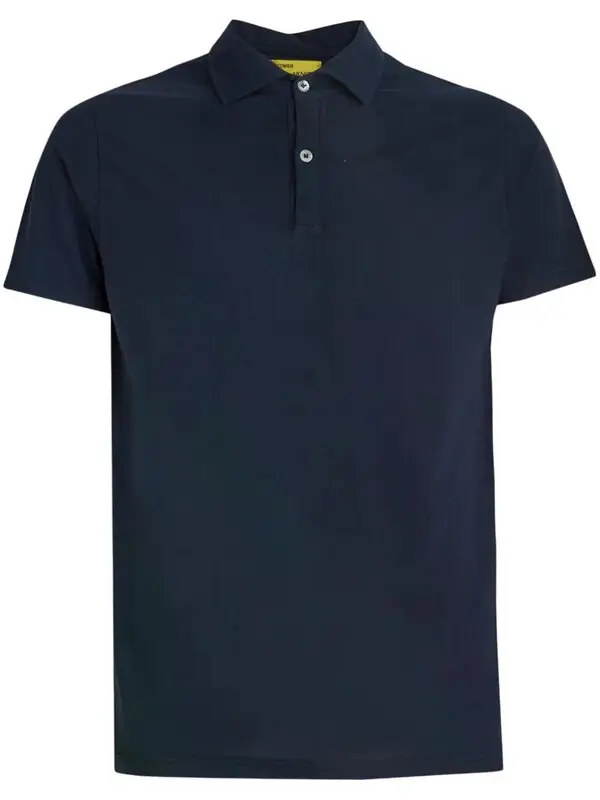 CUSTOMER LOVERS Short-sleeve Polo Shirt - Blue