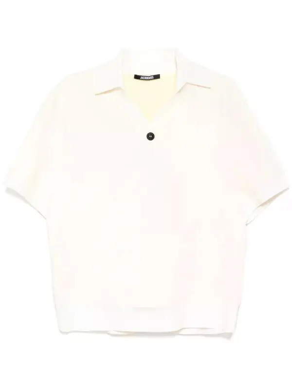 Jacquemus Le Polo Scala Top - Neutrals