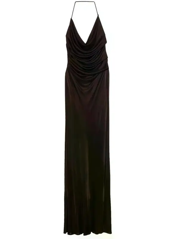 Elisabetta Franchi Open-back Maxi Dress