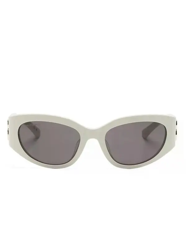 Balenciaga Round Frame Sunglasses - Neutrals
