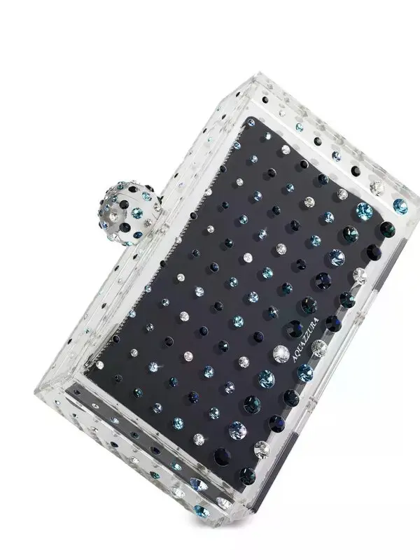 AQUAZZURA Tequila Clutch - Black
