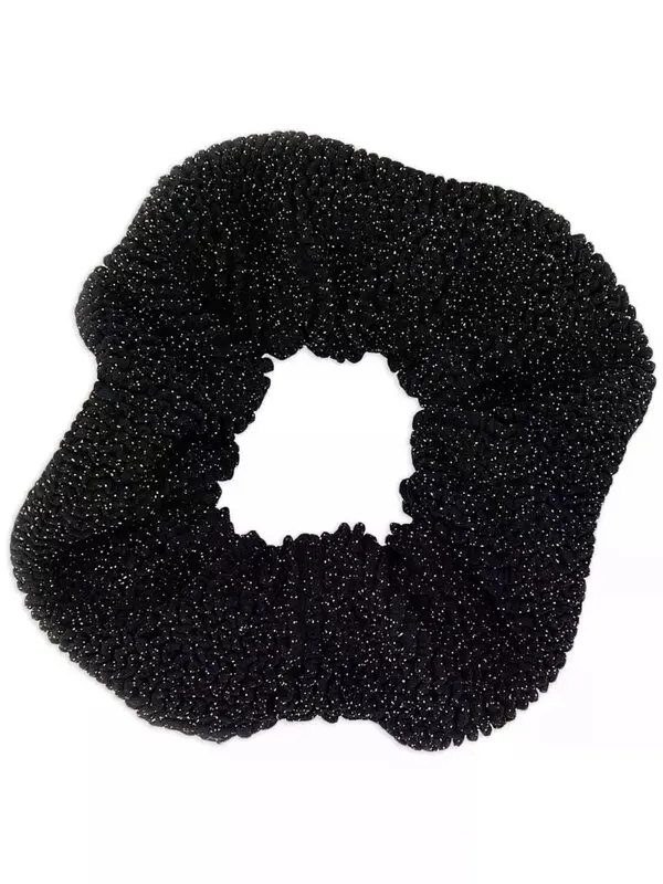 Hunza G Lurex Lycra Scrunchie