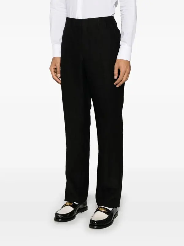 Fendi Ff Pattern" Linen Blend Trousers