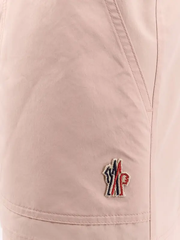 Moncler Nylon Shorts - Beige