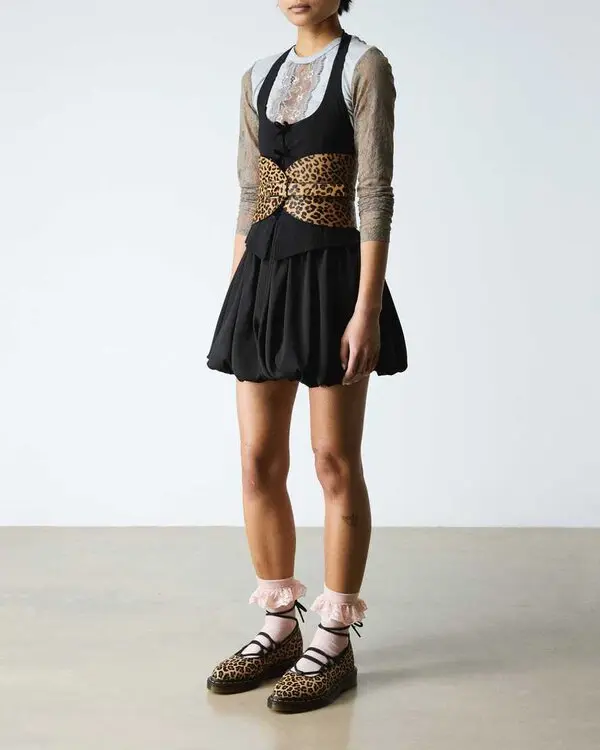 Dr. Martens Elphie Ii Leopard Ballet Flats - Tan
