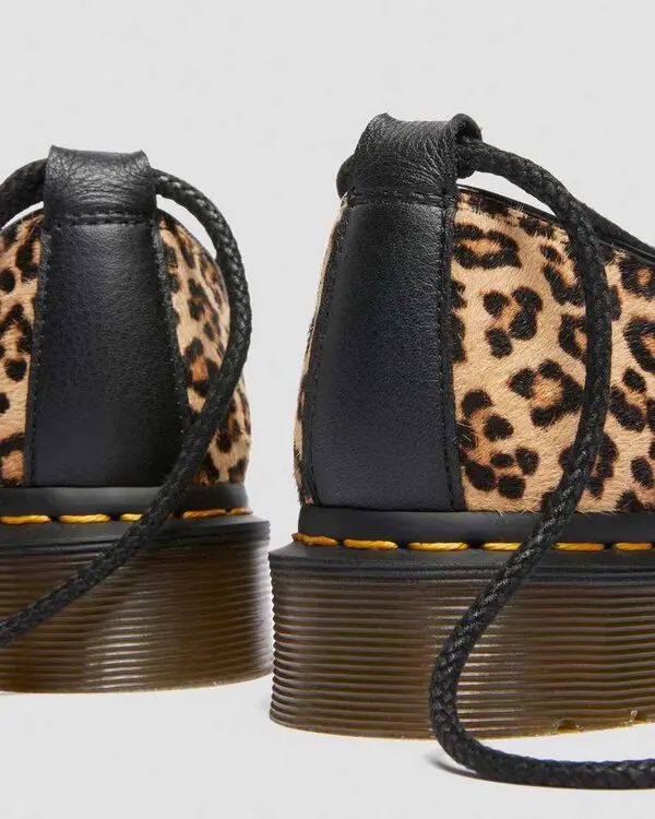 Dr. Martens Elphie Ii Leopard Ballet Flats - Tan