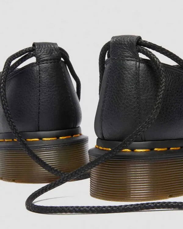 Dr. Martens Elphie Ii Virginia Leather Ballet Flats - Black