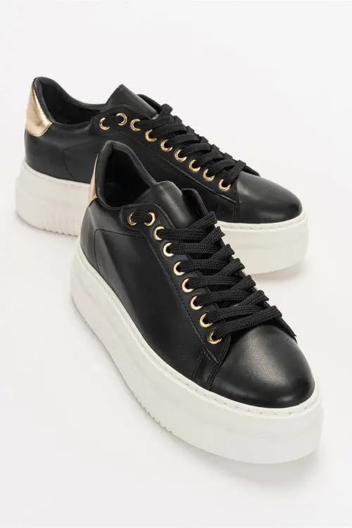 PROLOGUE SHOES Violette Platform Sneakers - Black