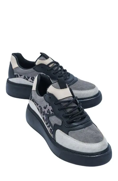 PROLOGUE SHOES Ida Platform Sneakers - Black