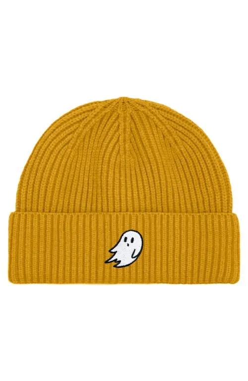 DALIX Ghost Fisherman Beanie - Mustard