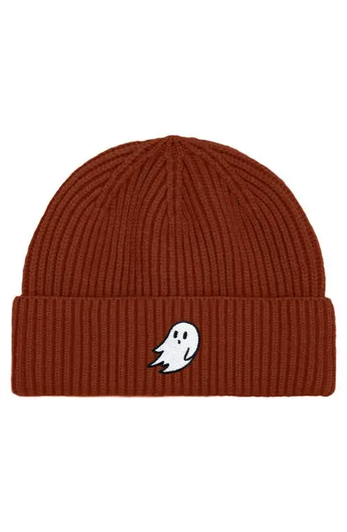 DALIX Ghost Fisherman Beanie - Rust