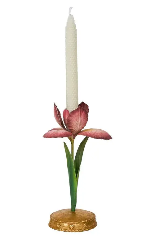 JULISKA Meadow Walk 9" Candle Holder - Pink