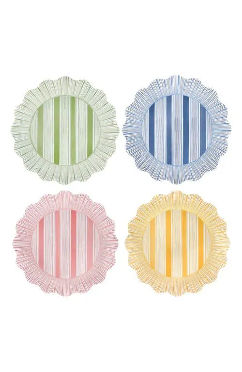 JULISKA Cabana Set Of 4 Melamine Dinner Plates - Multi