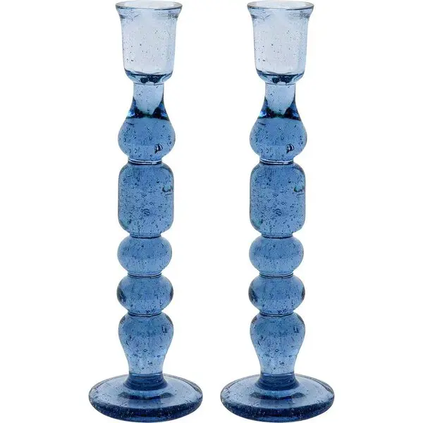 JULISKA Provence Set Of 2 Candlesticks - Chambray