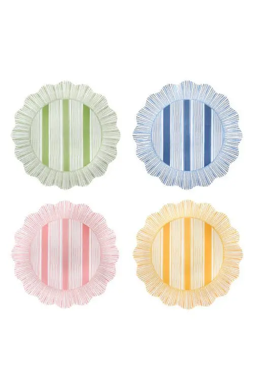 JULISKA Cabana Set Of 4 Melamine Salad Plates - Multi