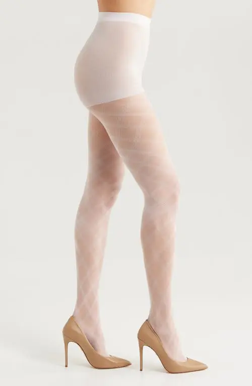 Nordstrom Everyday Sheer Diamond Tights - Pink Loft