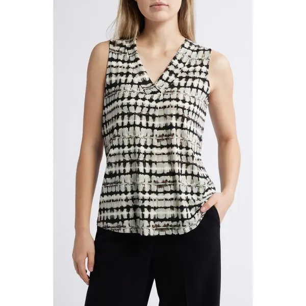 Anne Klein Abstract Print Shell