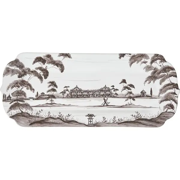 JULISKA Country Estate Hostess Tray - Flint Grey