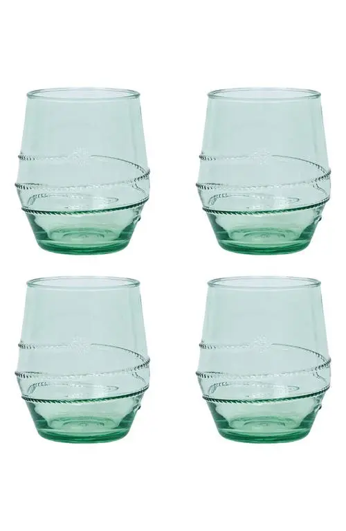 JULISKA Amalia Set Of 4 Acrylic Tumblers - Seagrass