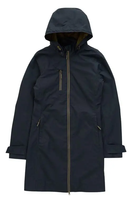 SEASALT CORNWALL Coverack Waterproof Organic Cotton-blend Coat - Inkwell