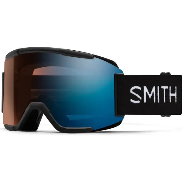 SMITH Squad Fit Chromapop™ Low Bridge Snow Goggles - Black / Photochromic Blue