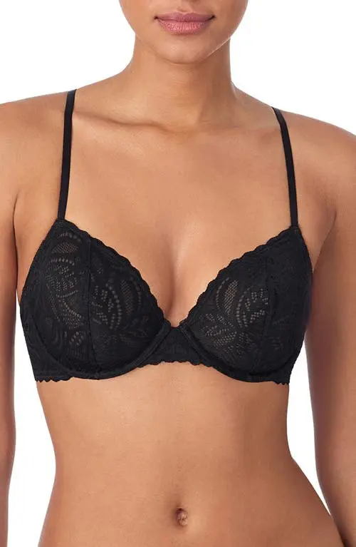Dkny Lace Deco Underwire Bra - Black