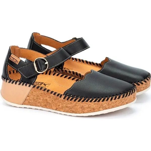 Pikolinos Marina Wedge Flat - Black