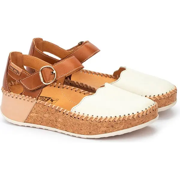 Pikolinos Marina Wedge Flat - Natural