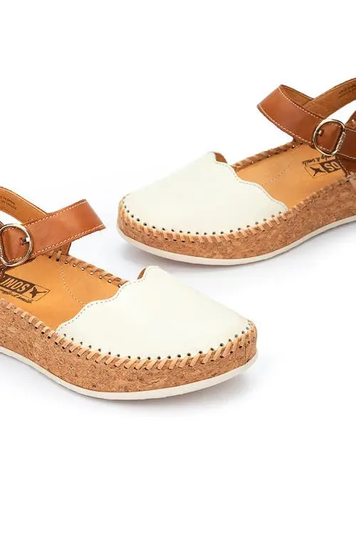 Pikolinos Marina Wedge Flat - Natural