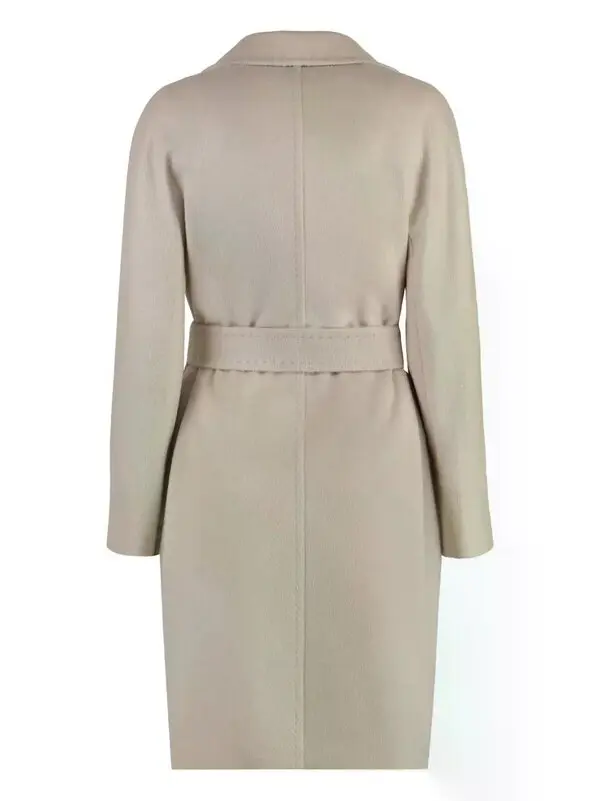 Max Mara Belted Double-breasted Coat - Neutrals