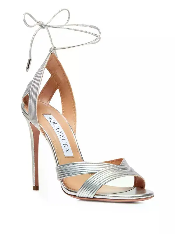AQUAZZURA 105mm Ari Sandals - Gold