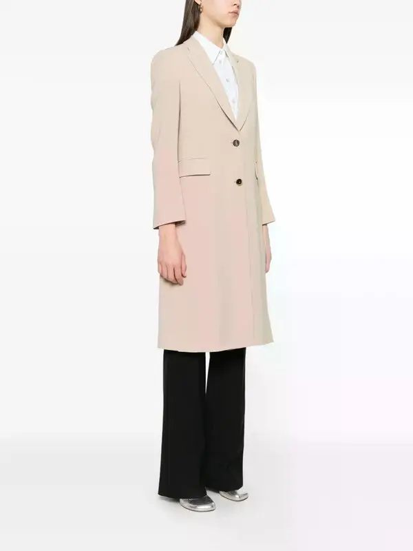 Alberto Biani Single-breasted Coat - Neutrals