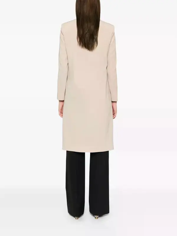 Alberto Biani Single-breasted Coat - Neutrals