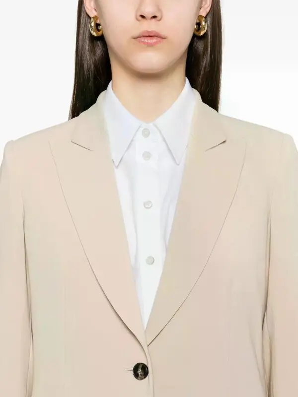 Alberto Biani Single-breasted Coat - Neutrals