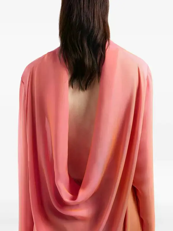 Giorgio Armani Draped Blouse