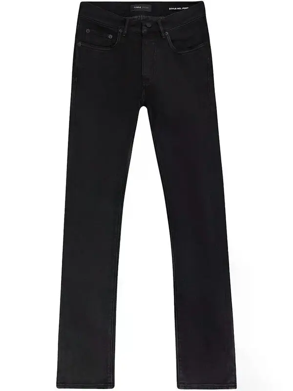 PURPLE BRAND P004 Resin Flare Straight Jeans