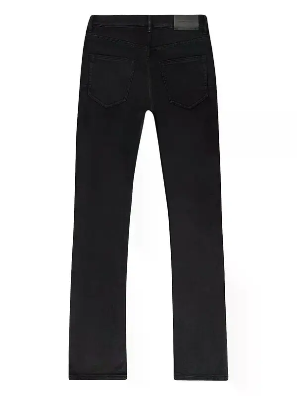 PURPLE BRAND P004 Resin Flare Straight Jeans