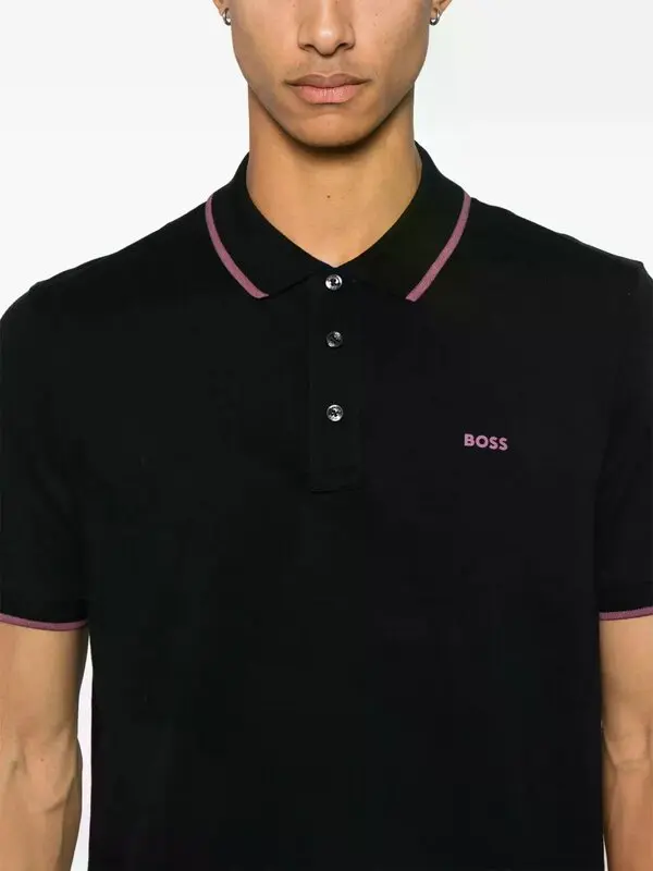 BOSS Cotton-piqué Polo Shirt With Contrast Tipping