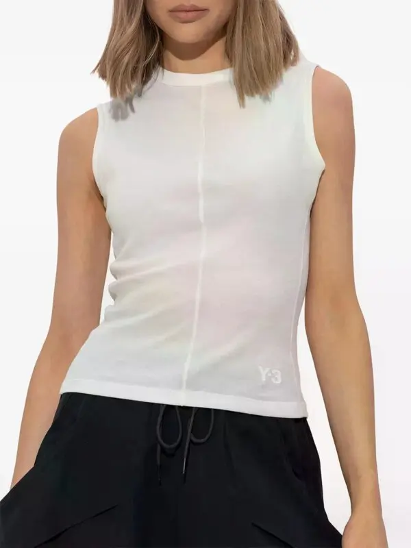 Y3 Organic Cotton Top - White