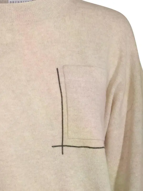 Brunello Cucinelli Monili Chain-detail Pullover