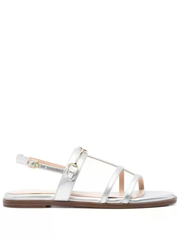 TWINSET Oval T-plaque Flat Sandals