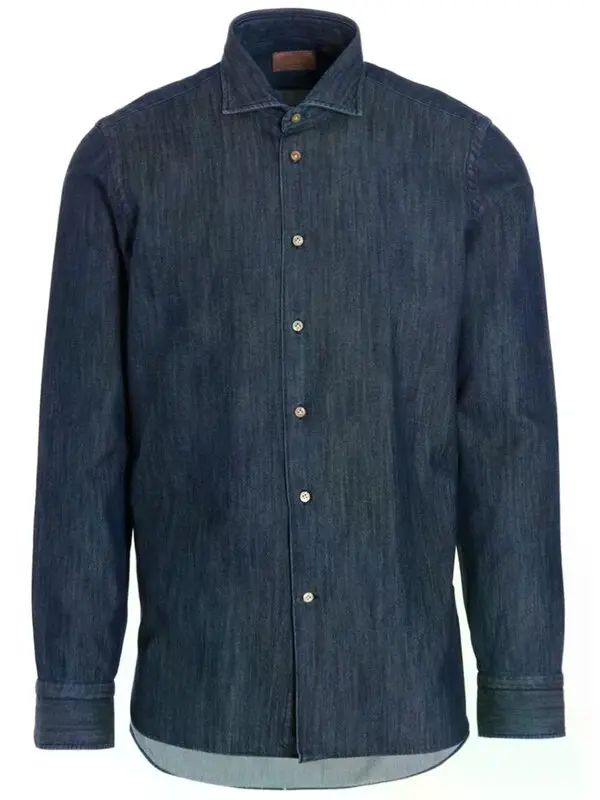BORRIELLO NAPOLI Denim Shirt - Blue