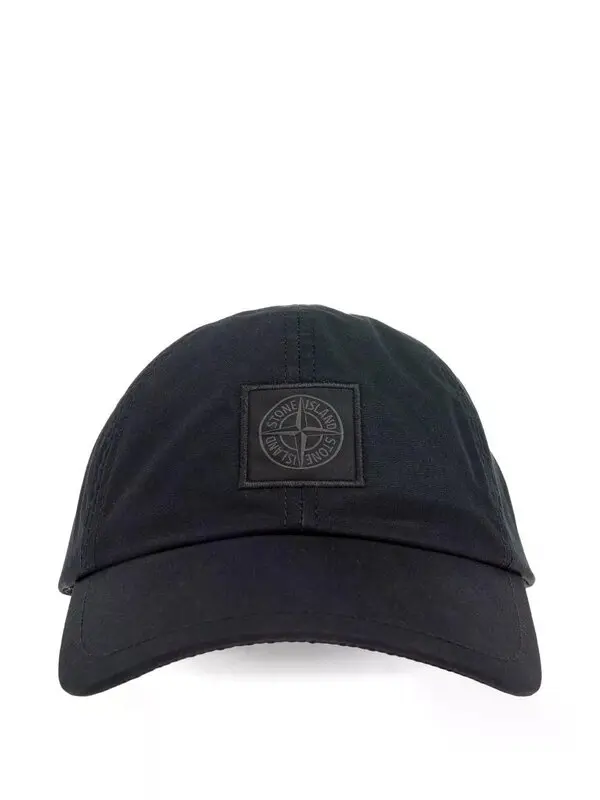 Stone Island Compass-patch Cap - Black