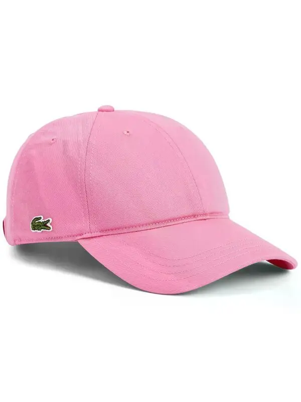 Lacoste Twill Baseball Cap - Pink