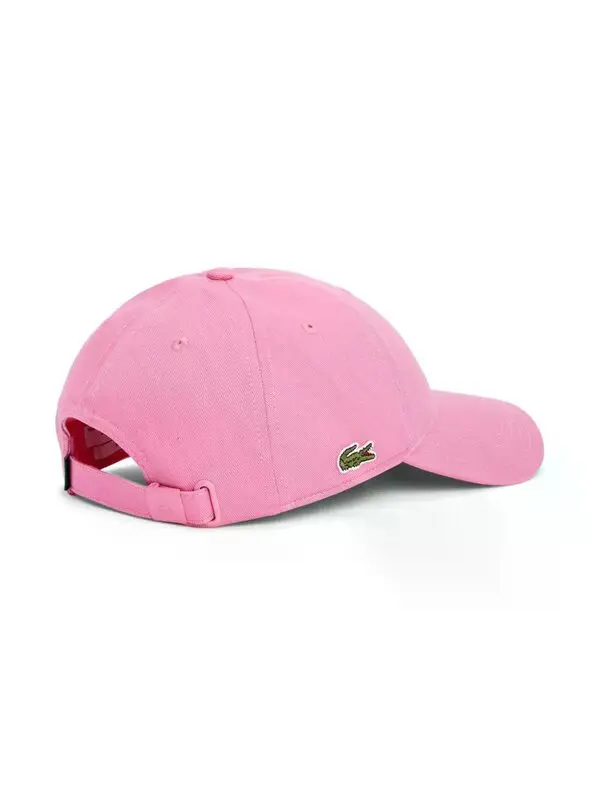 Lacoste Twill Baseball Cap - Pink