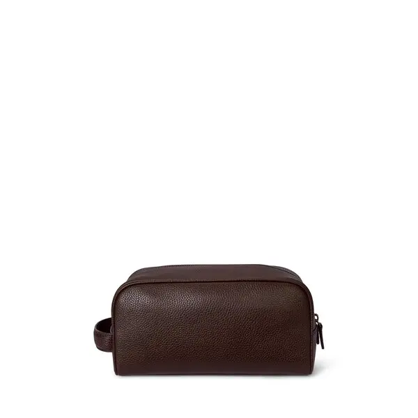 Ralph Lauren Pebbled Leather Travel Case