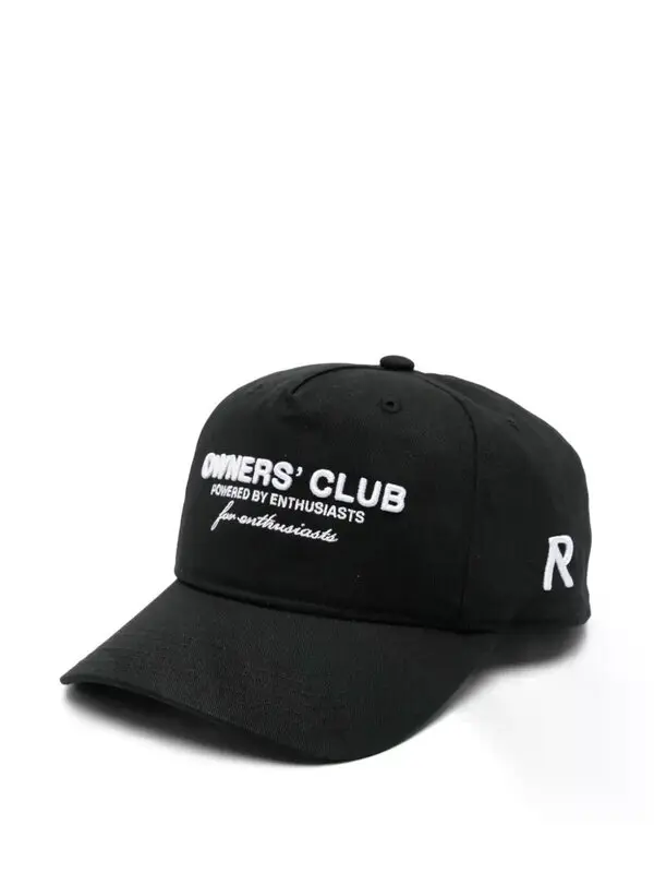 REPRESENT Slogan-embroidered Cap - Black